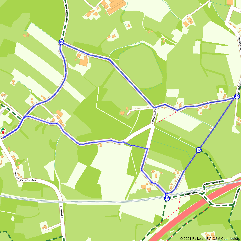 Walking route 2 Wilmersberg - Losser - Hiking route | Route.nl