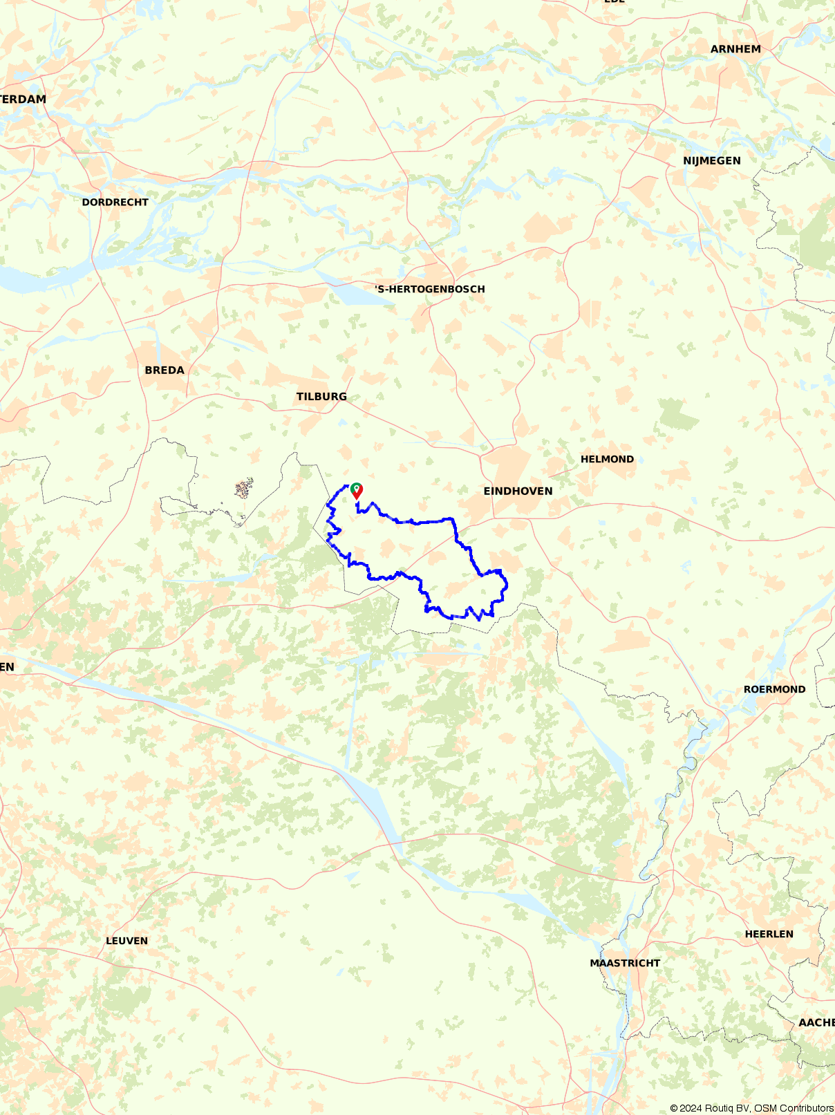Kempen South from Wellenseeind, through nature and characteristic ...
