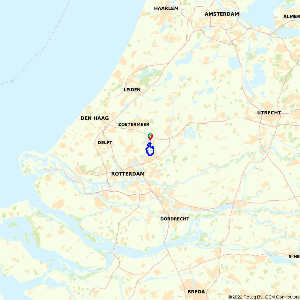 Seven houses - Zuidplas - Hiking route | Route.nl