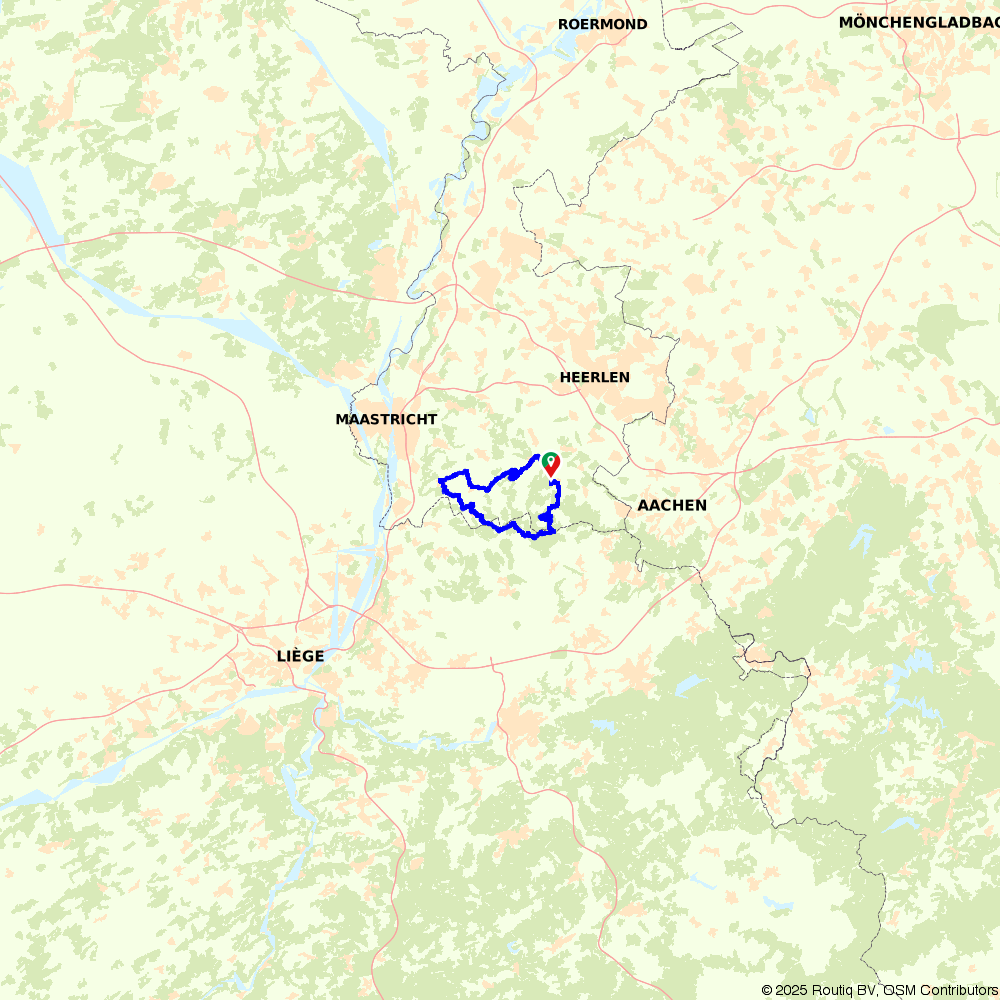 Tour of Voerstreek and Noorbeek - Gulpen-Wittem - Cycling route | Route.nl