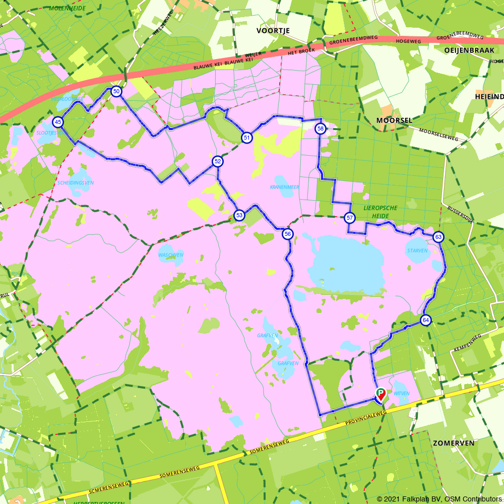 Strabrechtse heide - Someren - Wandelroute | Route.nl