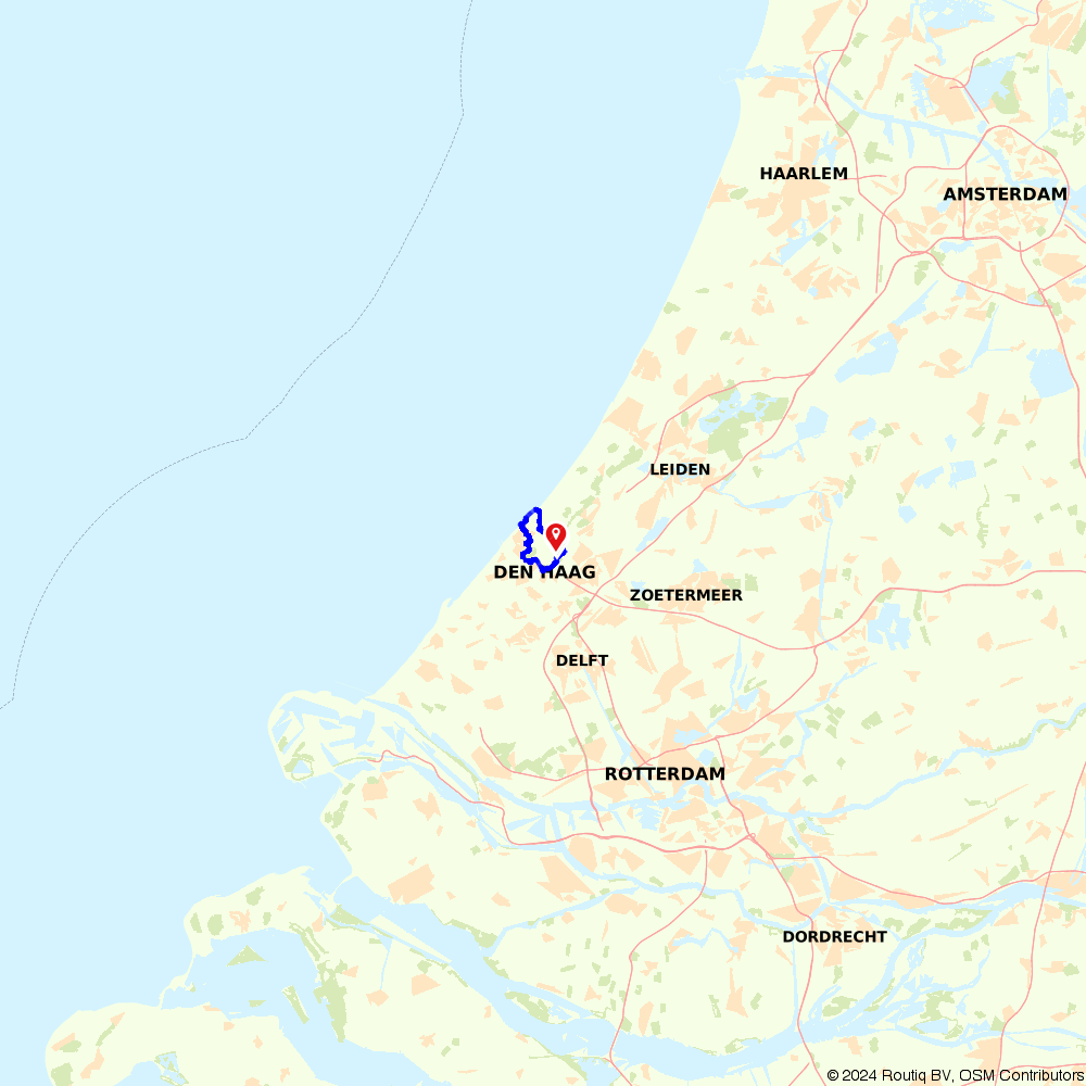 The Hague Scheveningen - The Hague - Hiking route | Route.nl