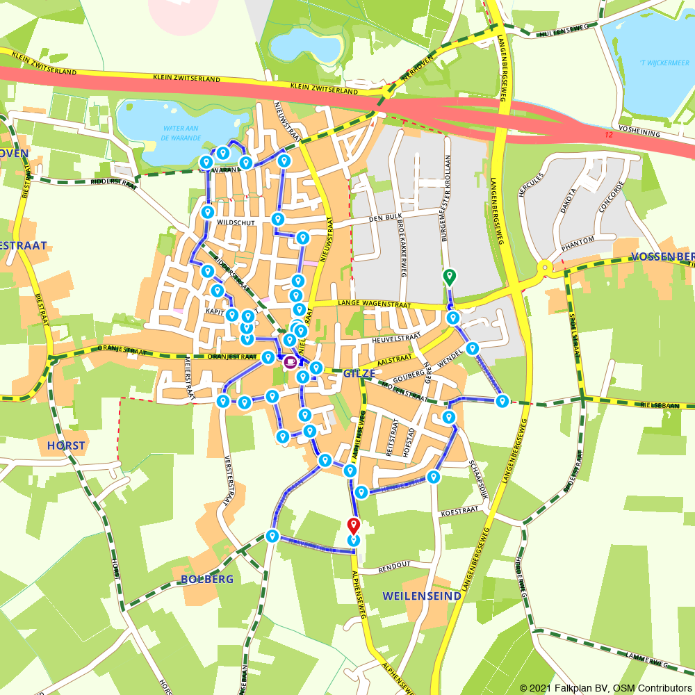Routiq - 2234864 Gilze walking route