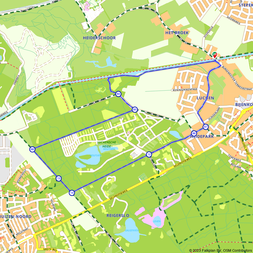 Tour of hamlets and heathland near Mierlo - Geldrop-Mierlo - Hiking ...