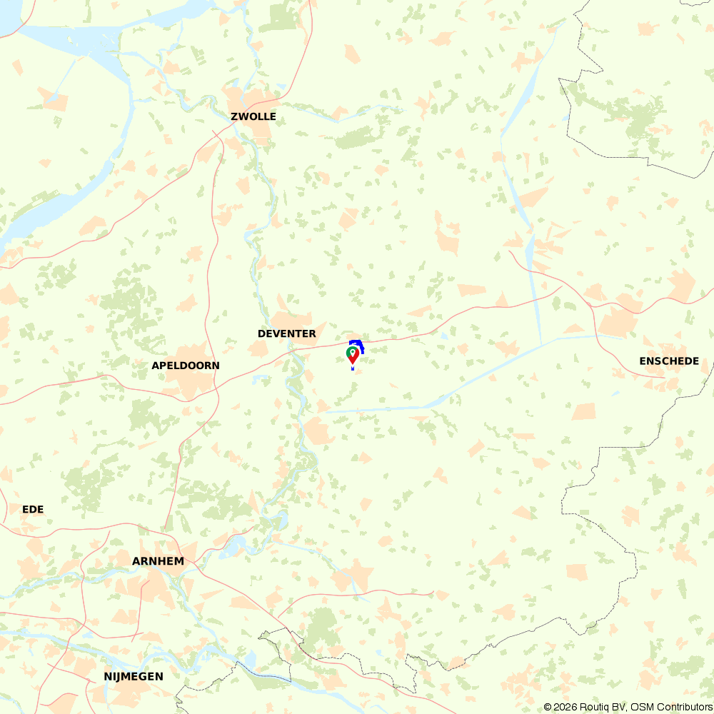Tour of the Huize Dorth estate - Lochem - Hiking route | Route.nl