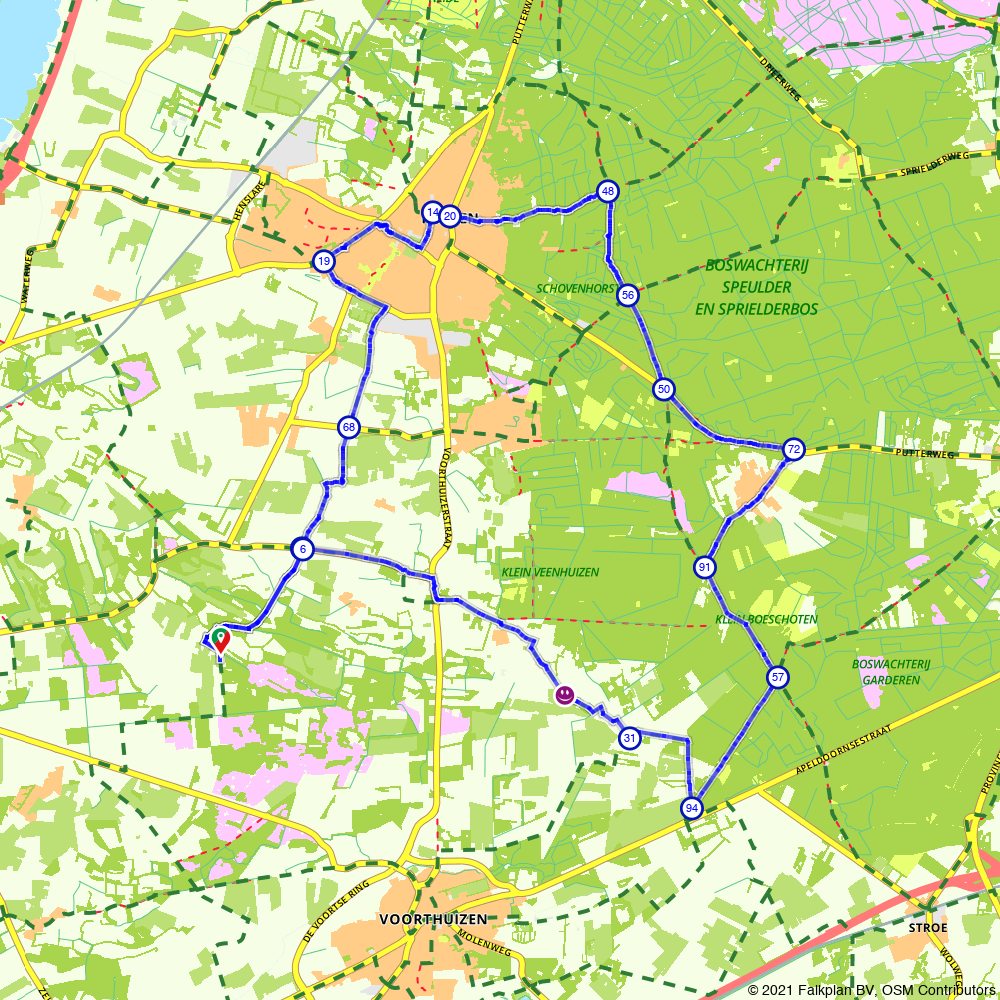 Putten Tour - Putten - Cycling route | Route.nl