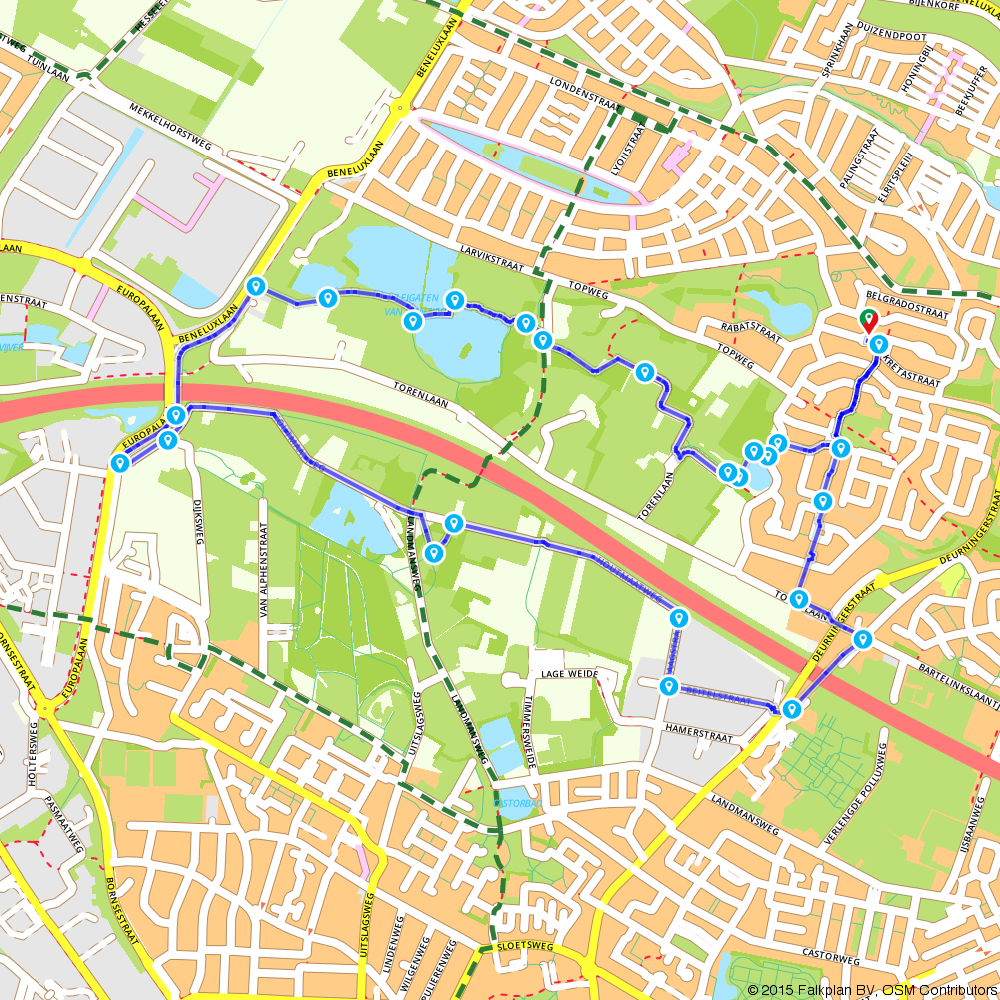 Wandelroute houtmaat - Hengelo - Wandelroute | Route.nl