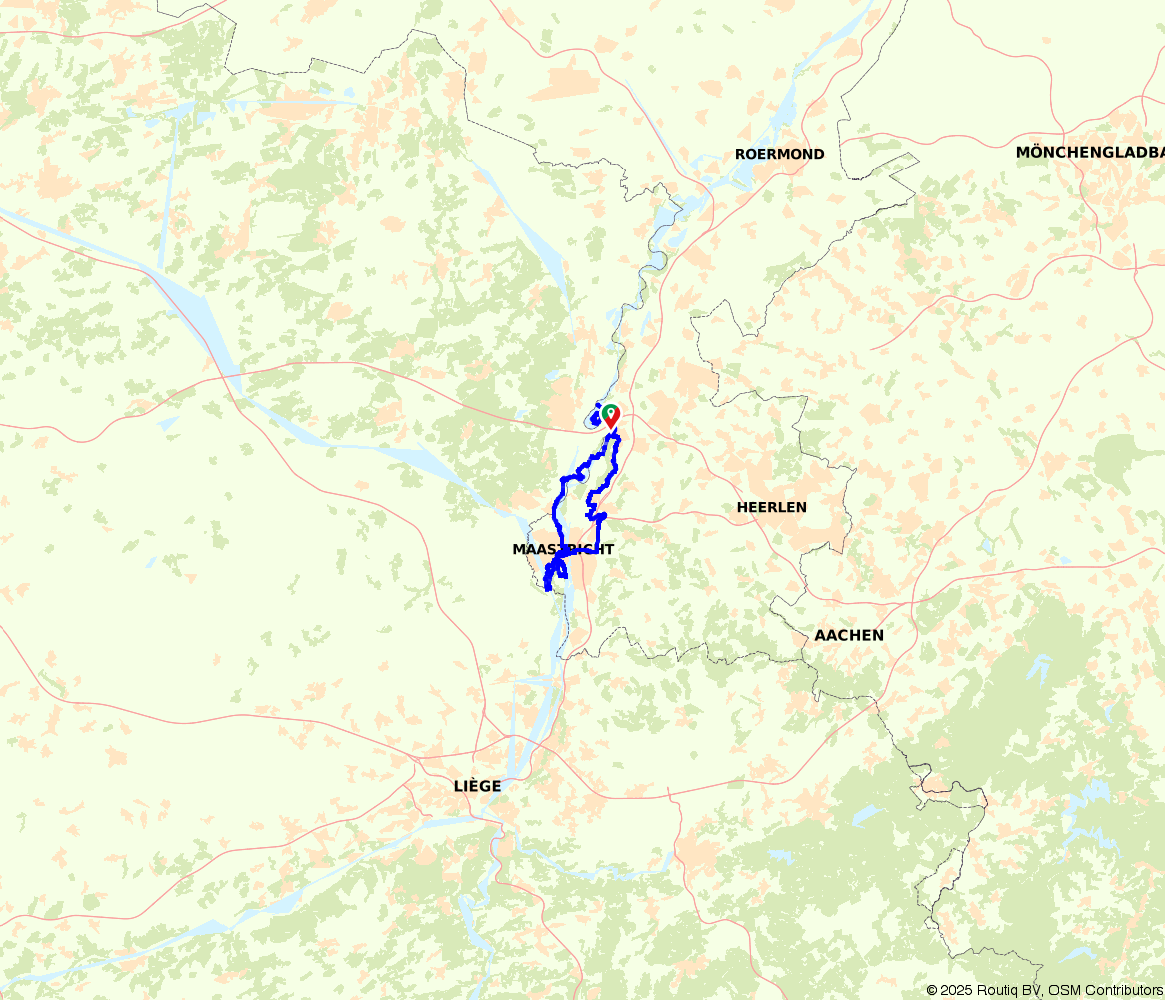 The most beautiful cycling routes in Limburg: Maastricht (e-bike ...