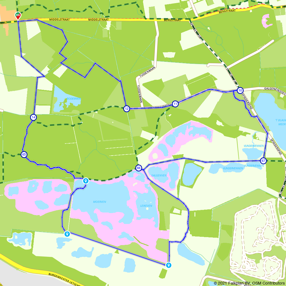 the nut south - Loon op Zand - Hiking route | Route.nl