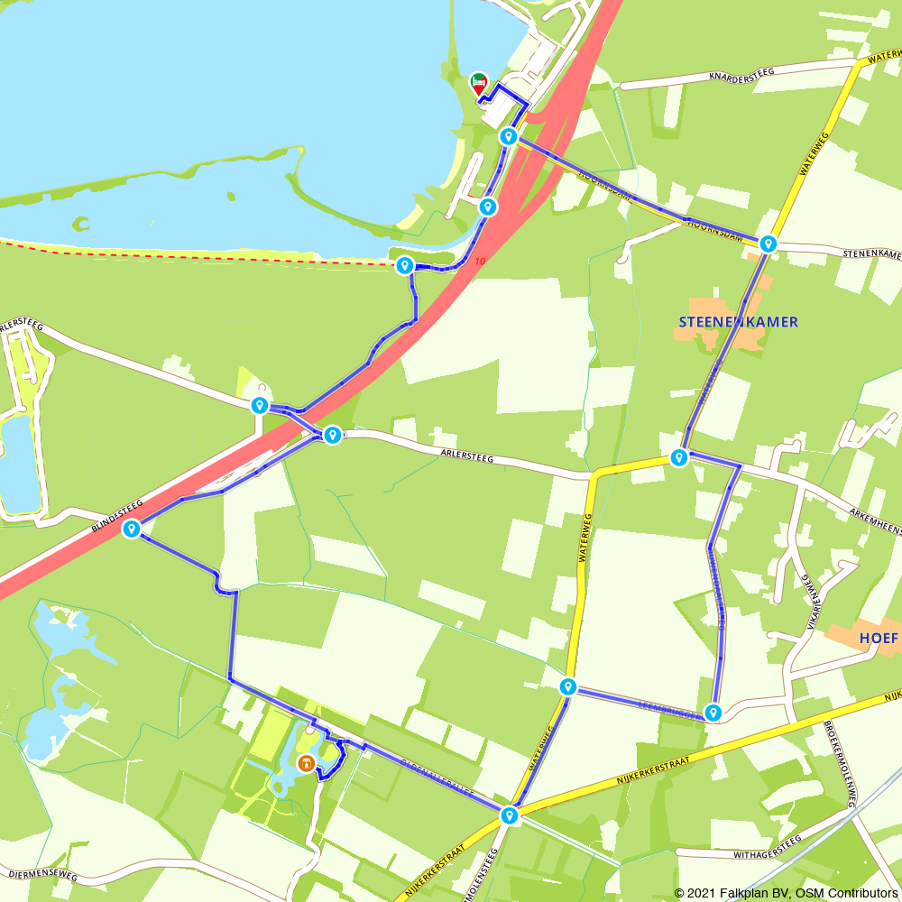 2384891 Tour of Putten - 9 km - Castle Oldenaller