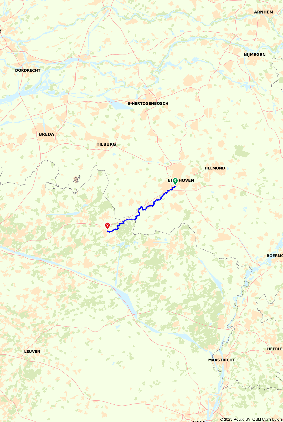 Eindhoven Retie - Eindhoven - Hiking route | Route.nl