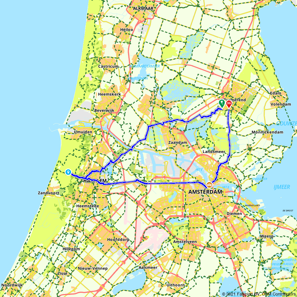 around amsterdam - Purmerend - Cycling route | Route.nl
