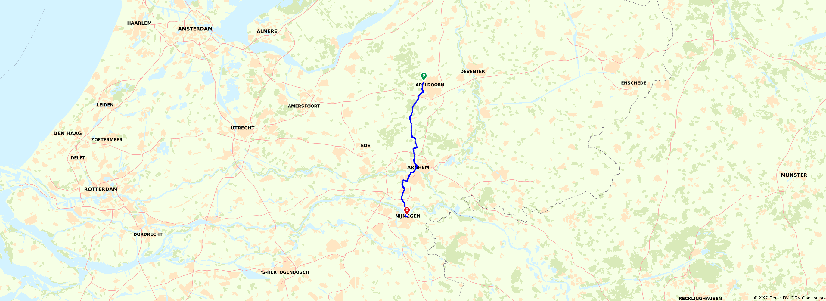 Routiq - 248475 Apeldoorn-Nijmegen
