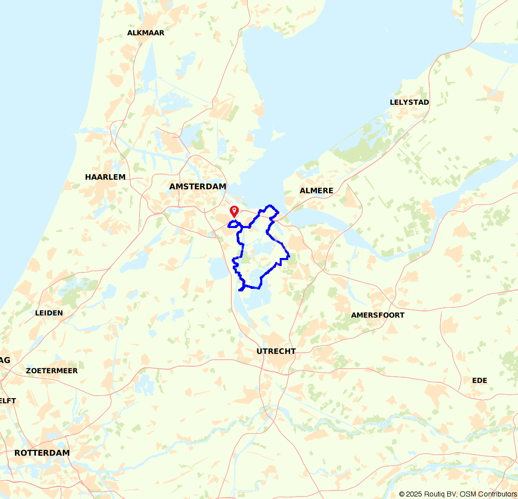 Tour of Gaasperplas along forts and waters around Weesp - Amsterdam ...