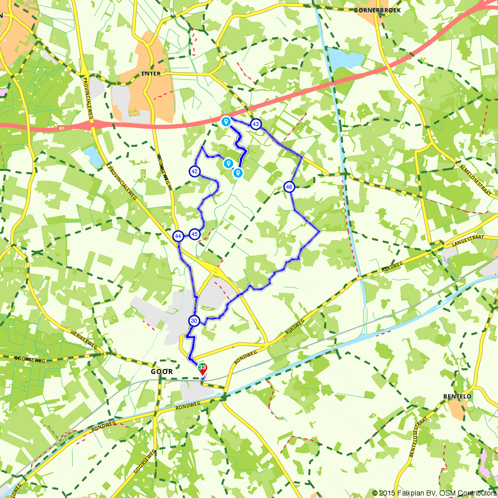 Rondje Regge - Hof van Twente - Fietsroute | Route.nl