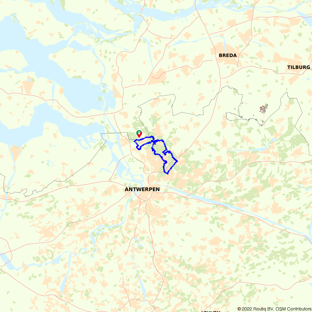 putte - Woensdrecht - Fietsroute | Route.nl