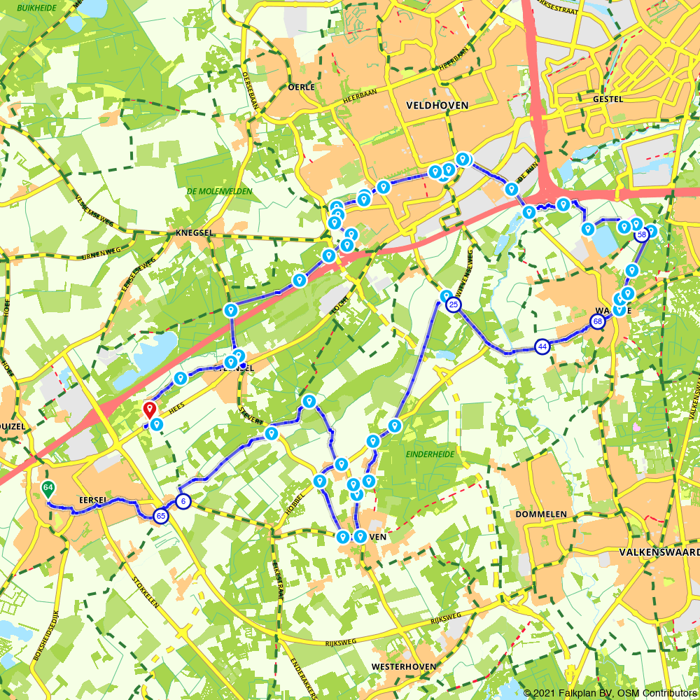 June 14 S Eersel Riethoven Waalre Veldhoven Hees - Eersel - Cycling ...