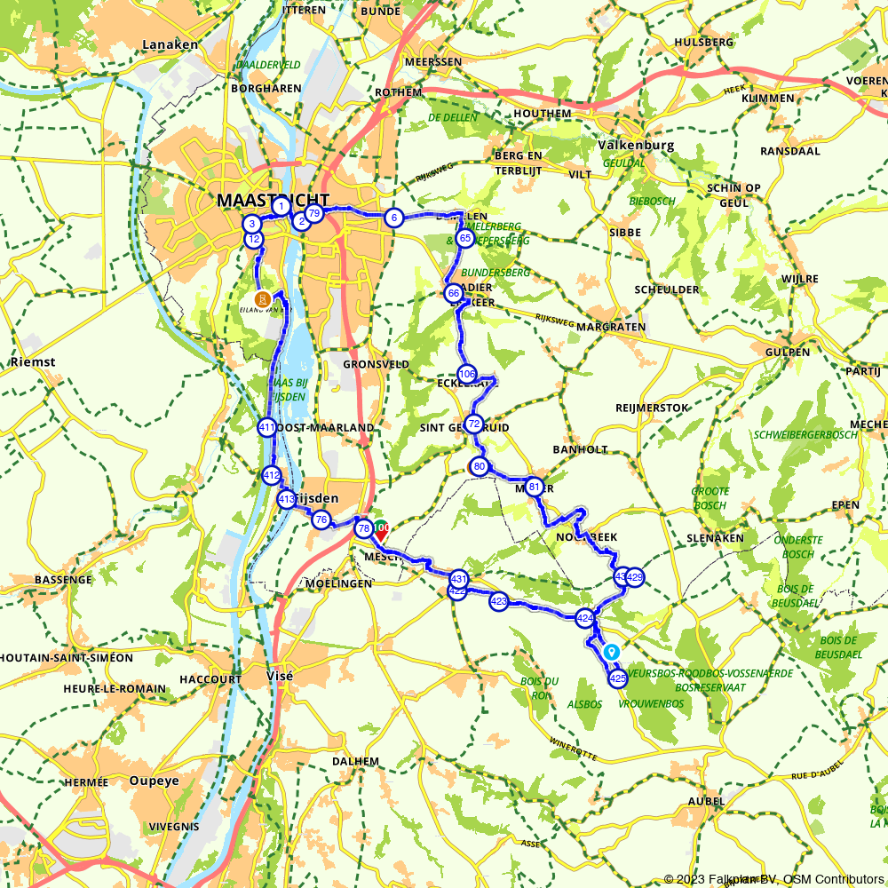 2560117 Tour of Maastricht, Sint Pietersberg and Voerstreek