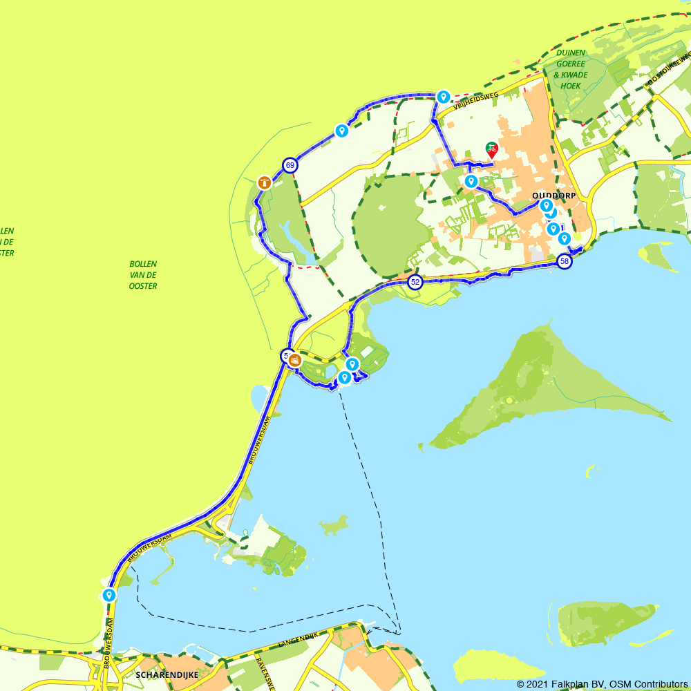 The Bever Route - around Brouwersdam - Goeree-Overflakkee - Cycling ...