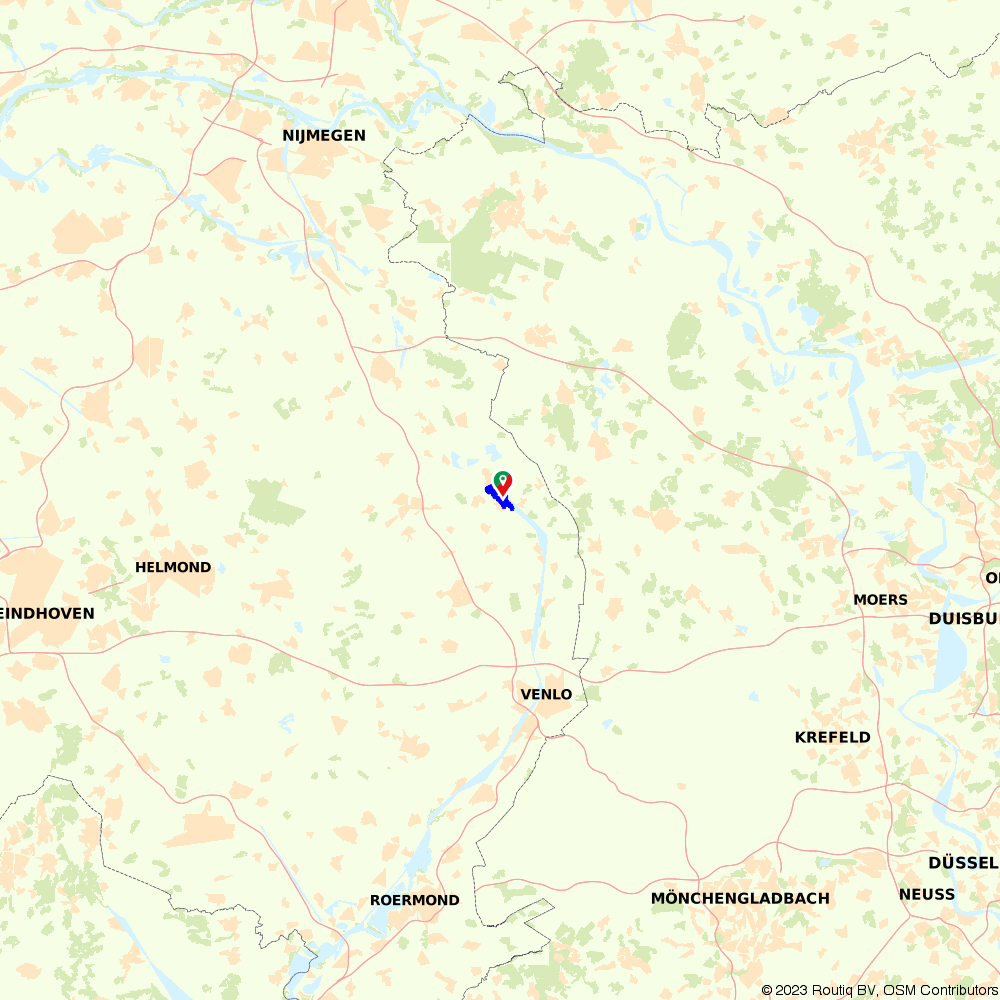 blitterswijck maas - Venray - Hiking route | Route.nl