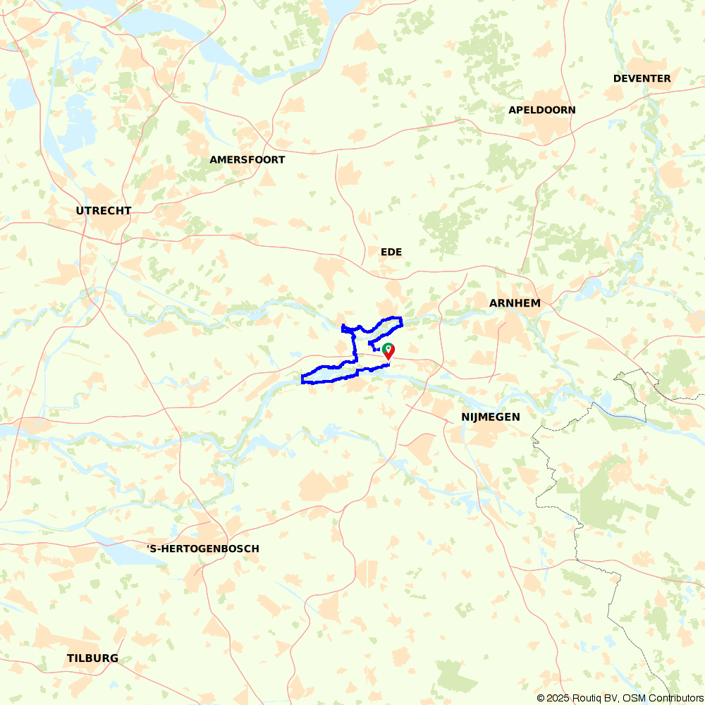 Three Rivers Route - Neder-Betuwe - Cycling route | Route.nl