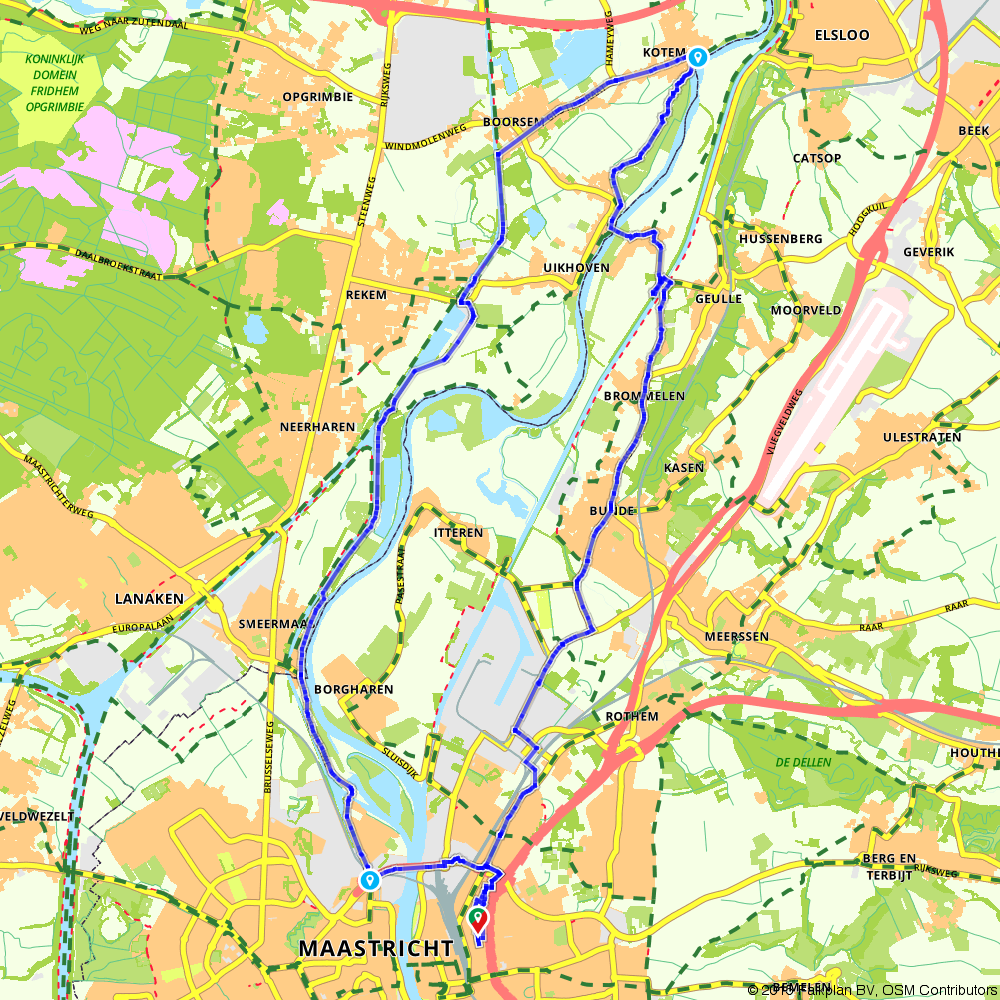 Tour of Maastricht - Maastricht - Cycling route | Route.nl