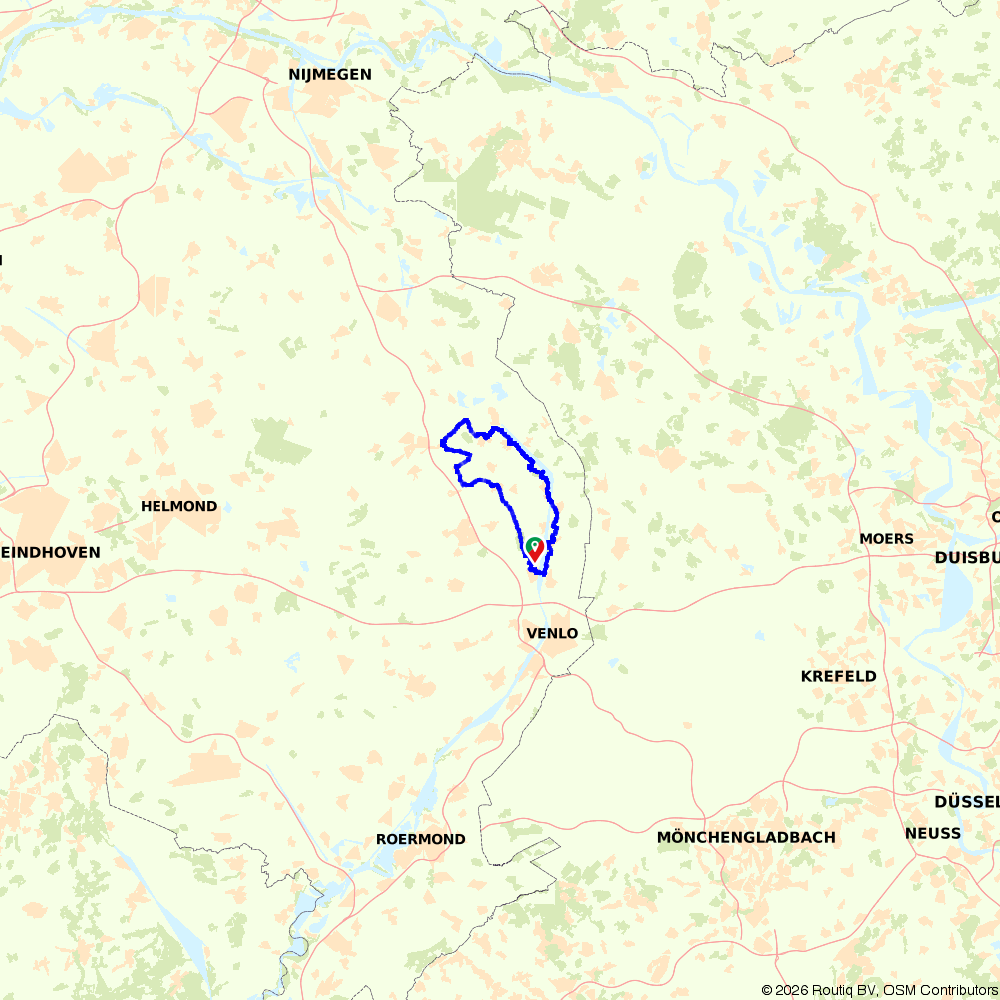 Tour of Grubbenvorst and Wanssum - Horst aan de Maas - Cycling route ...