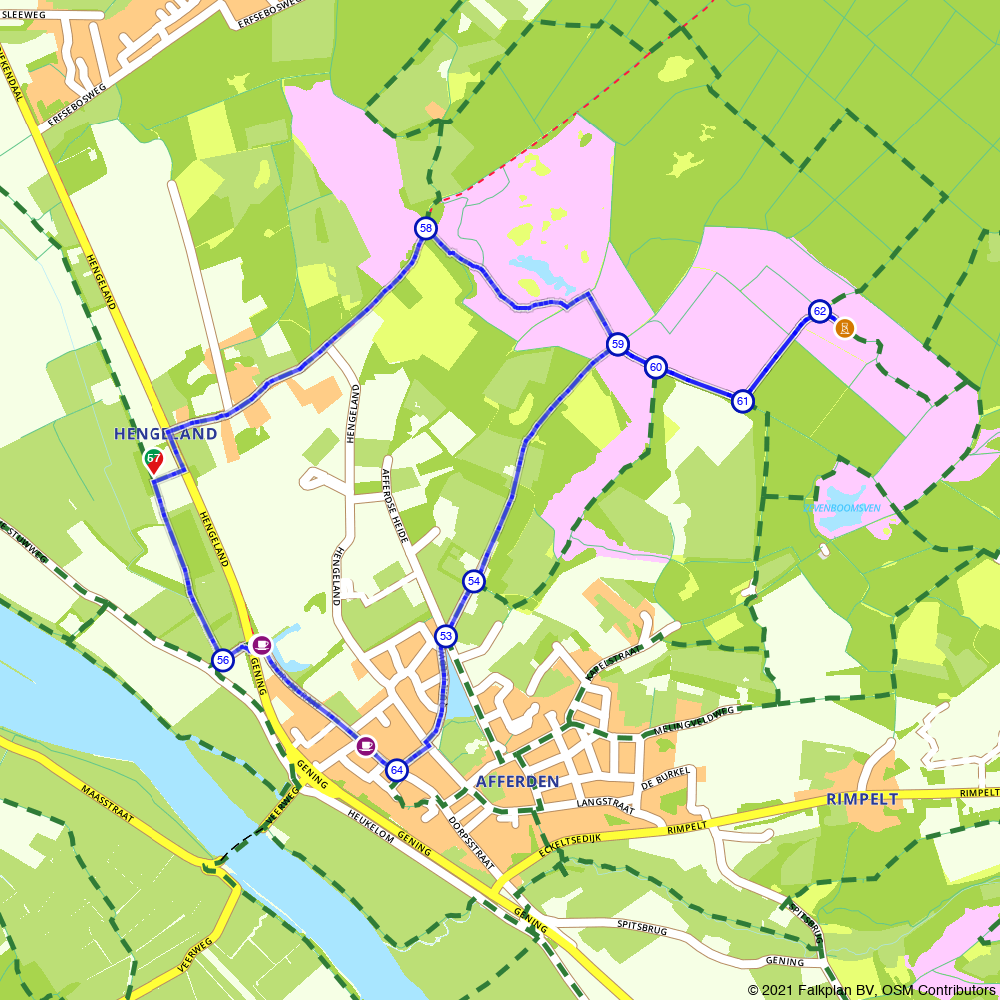 Routiq - 2624484 To Toren Afferden from hotel de Papenberg (circular walk)