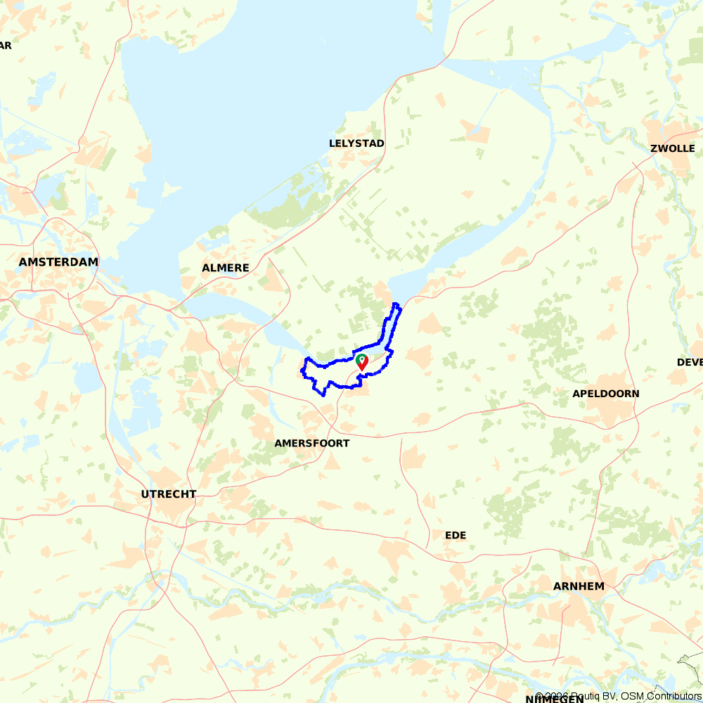 Route Nijkerk Spakenburg Nijkerk version 2 - Nijkerk - Cycling route ...