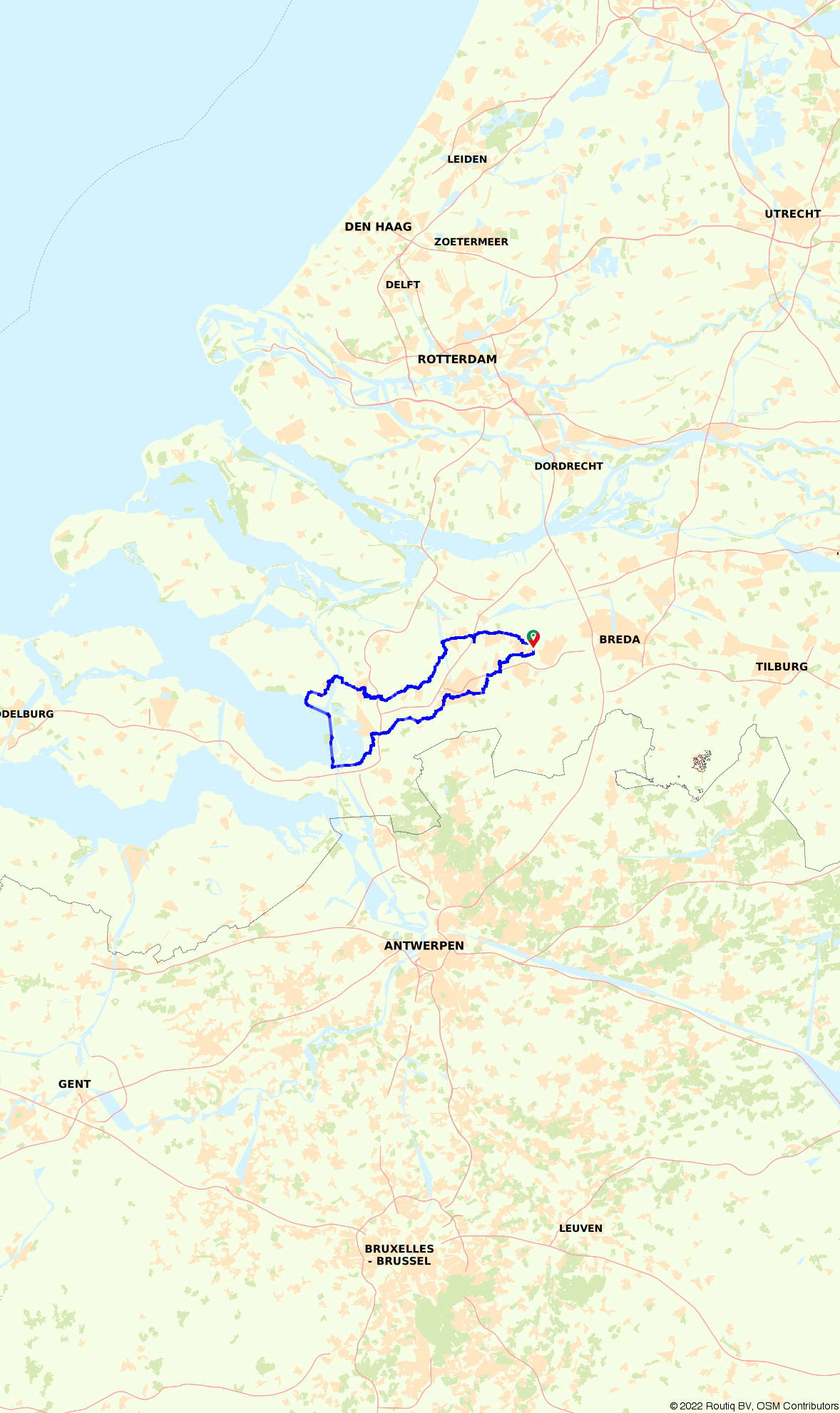 Oesterdam - Etten-Leur - Fietsroute | Route.nl