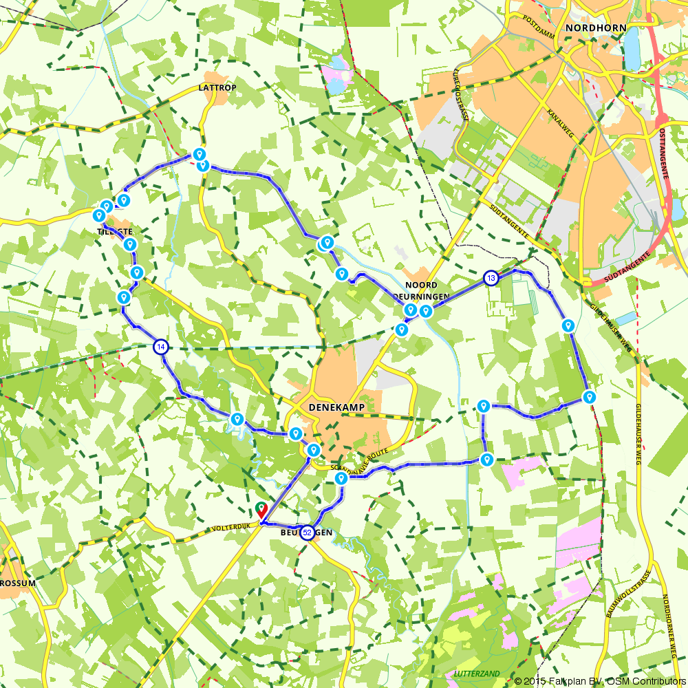 Tour of Denekamp - Ice cream farm de IJskuip - Villa Kakelbont ...