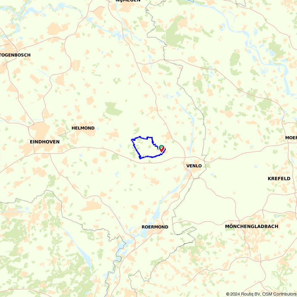 Tour of Sevenum and Mariapeel - - Cycling route | Route.nl