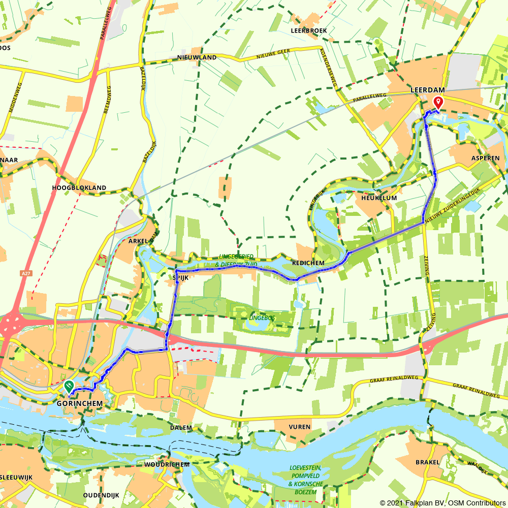 Gorinchem - Gorinchem - Cycling route | Route.nl