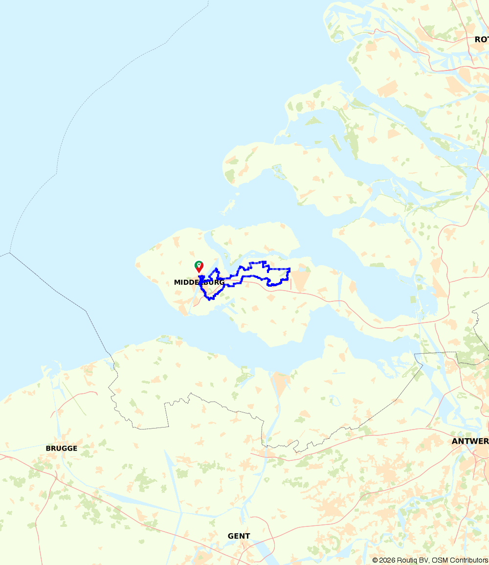 CYCLE ROUTE ACROSS WALCHEREN and ZUID BEVELAND - Middelburg - Cycling ...
