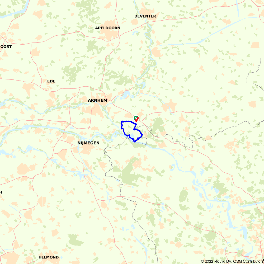 Rondje Babberich Tolkamer Groessen - Zevenaar - Fietsroute | Route.nl