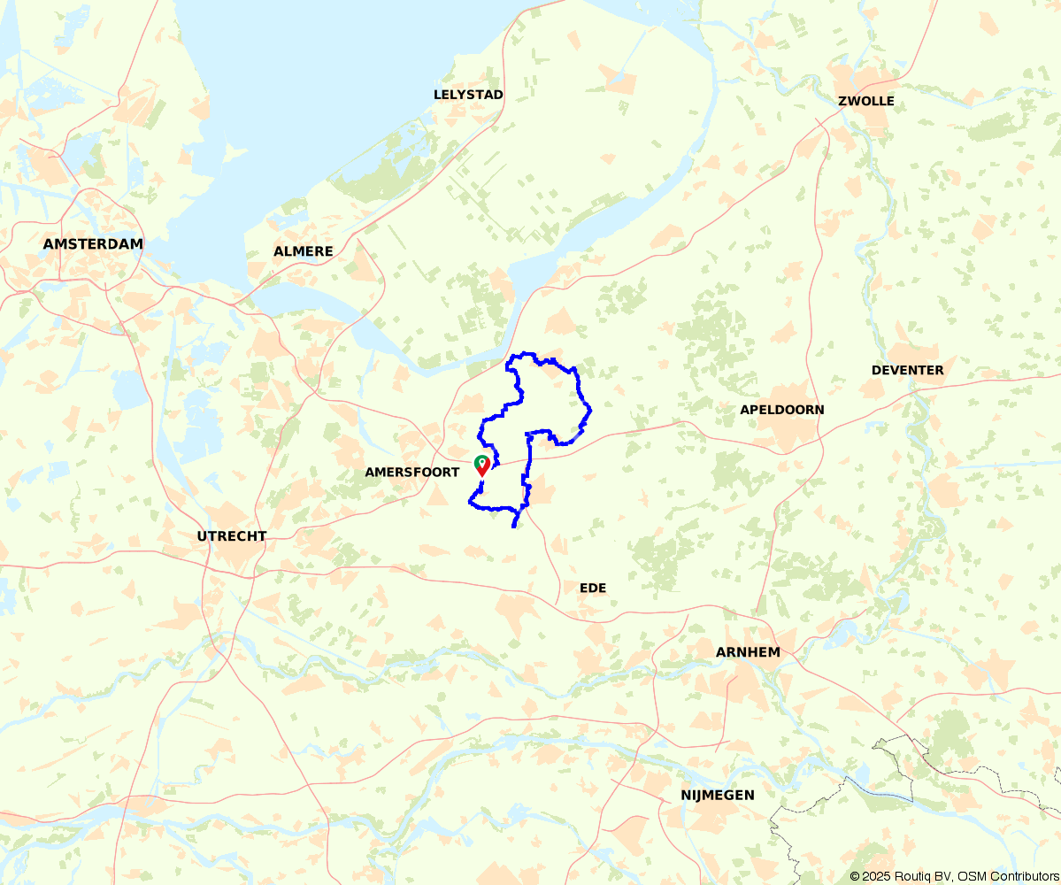 Backfield - Leusden - Cycling route | Route.nl