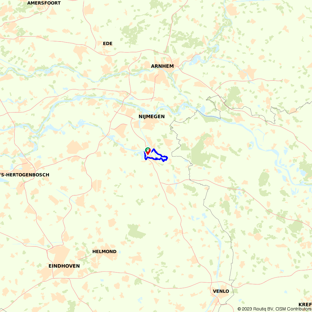 version 2 4 day 2021 cuijk - Cuijk - Hiking route | Route.nl