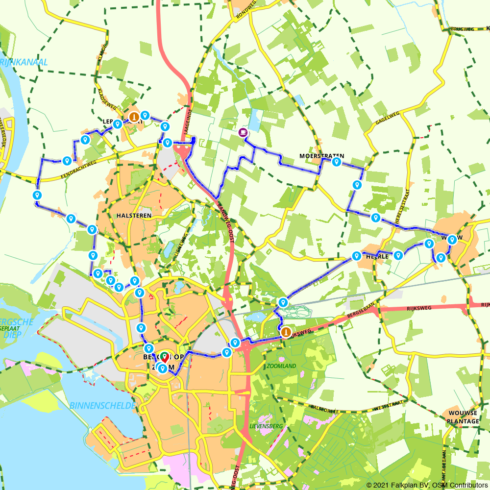 E-CHOPPER ROUTE 4 BERGEN OP ZOOM - Bergen op Zoom - Cycling route ...