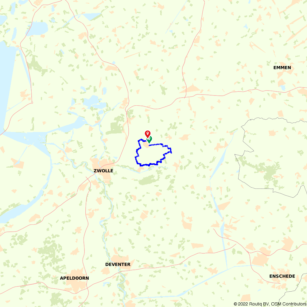 270274 Route through Dalfsen