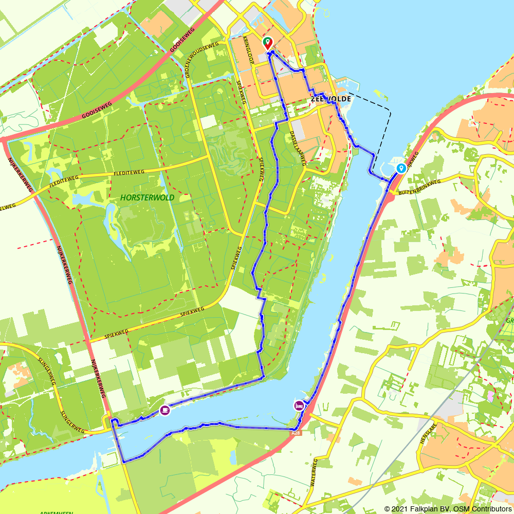 Rondje nijkerk - Zeewolde - Wandelroute | Route.nl