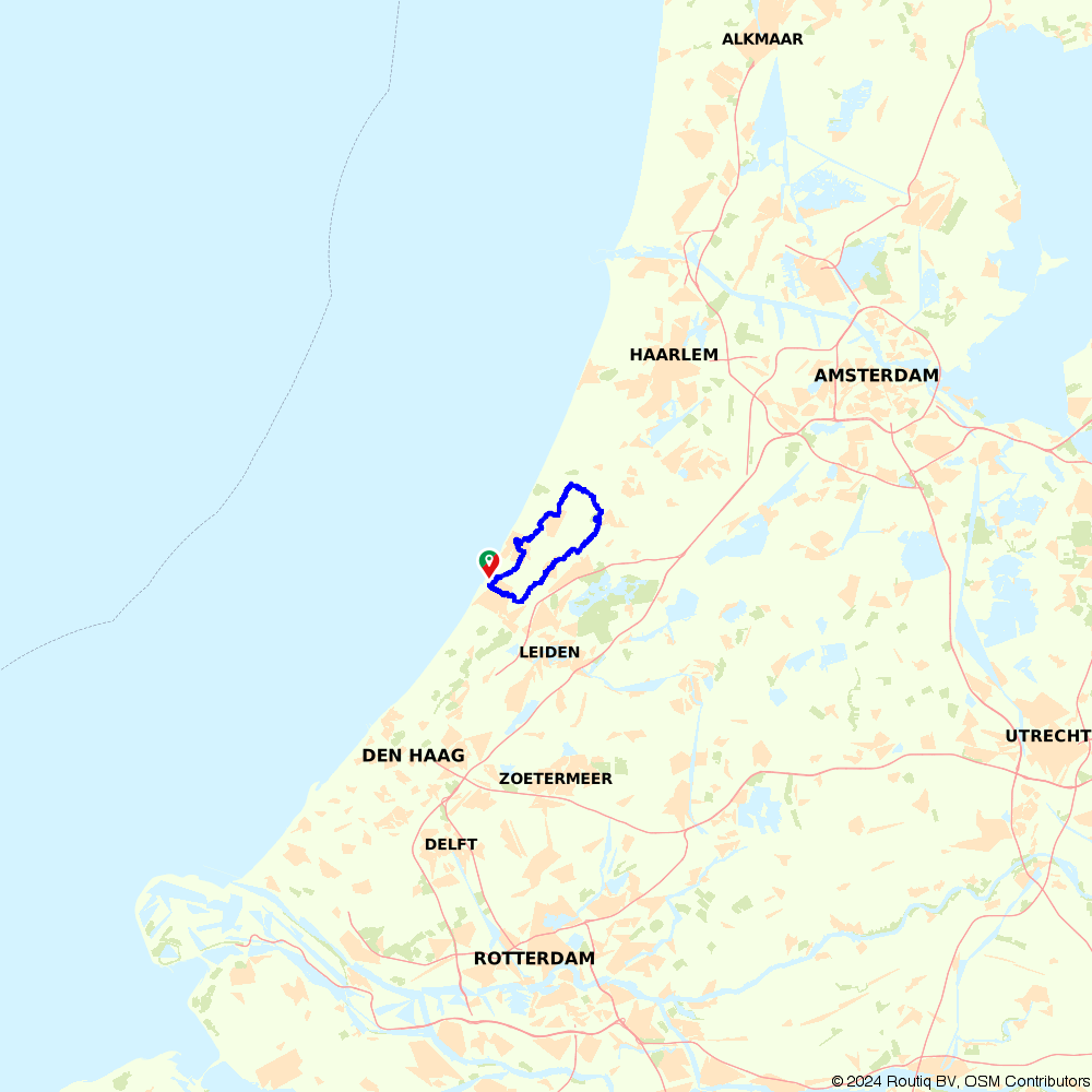 Bulb Region Cycle Route: Flowers and Space Travel. - Katwijk - Cycling ...