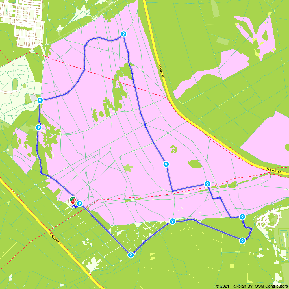 Walking tour Ermelosche heide - Ermelo - Hiking route | Route.nl