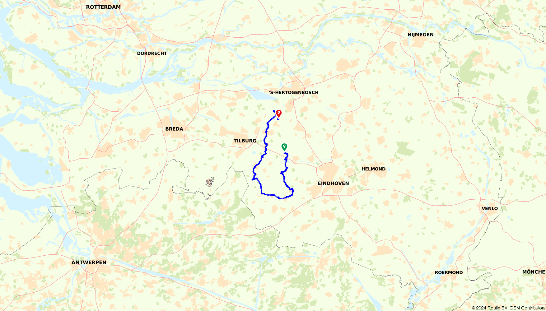 hellhem - Oirschot - Cycling route | Route.nl