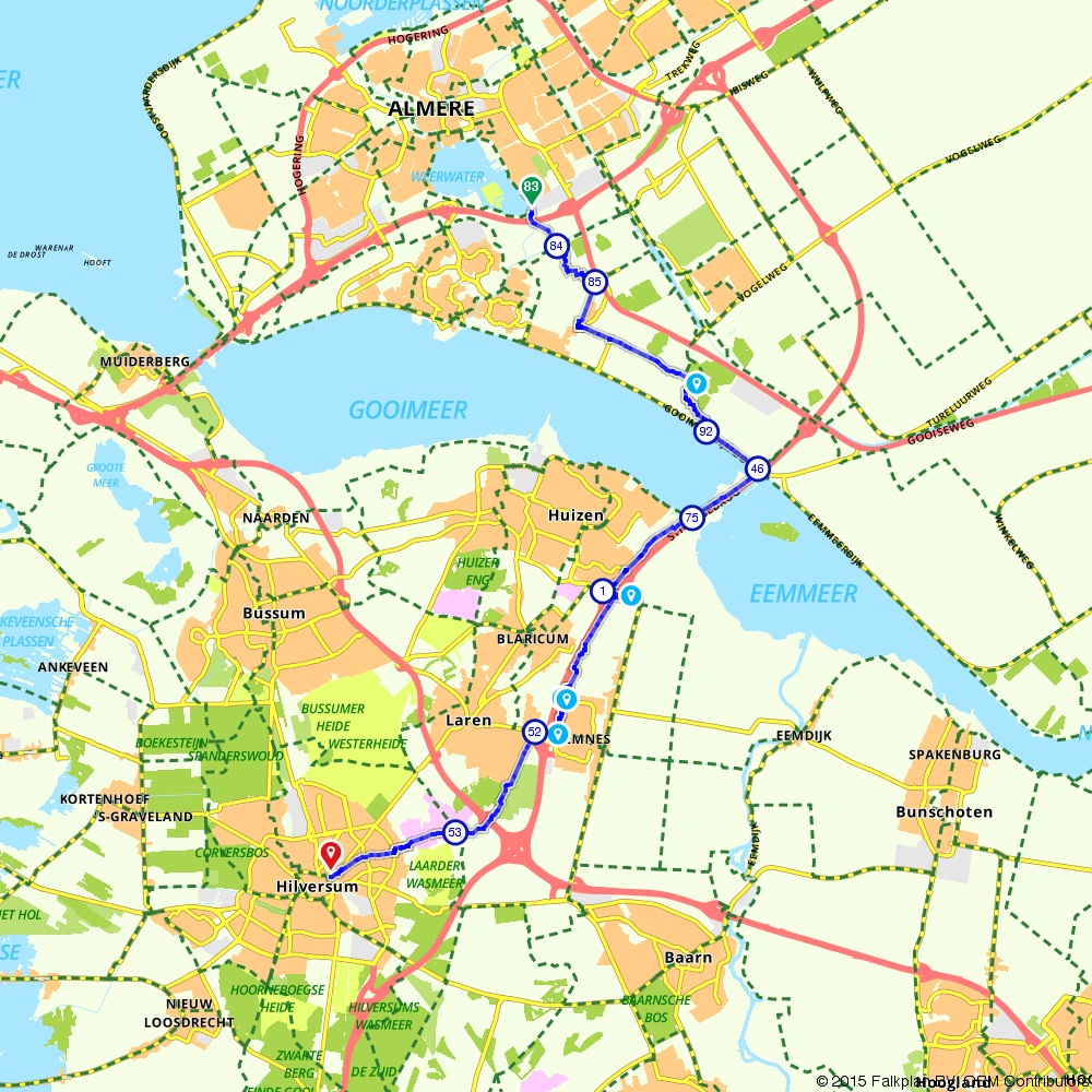 282315 Van Almere naar Hilversum 282315 Van Almere naar Hilversum