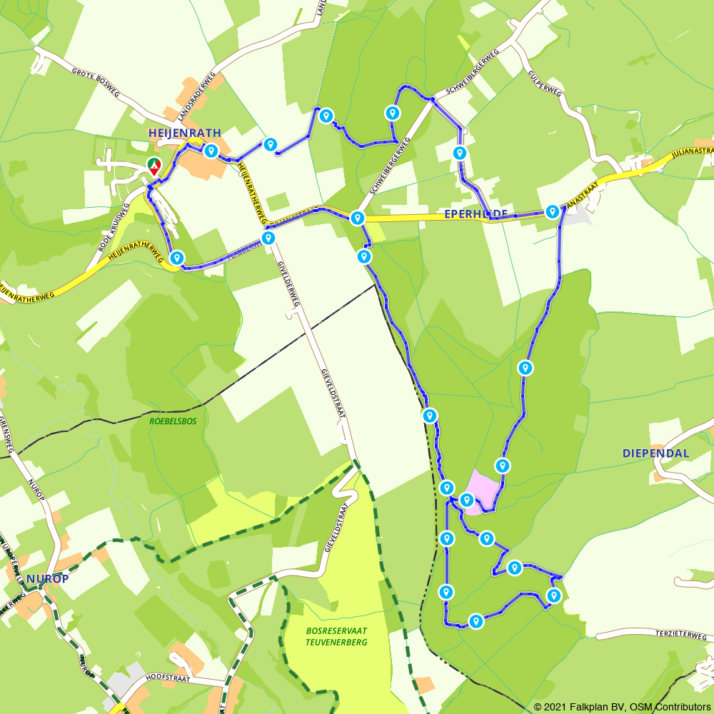 Deep valley - Gulpen-Wittem - Hiking route | Route.nl