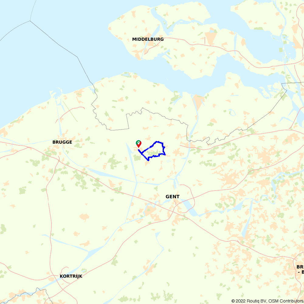 eeklo - Eeklo - Cycling route | Route.nl