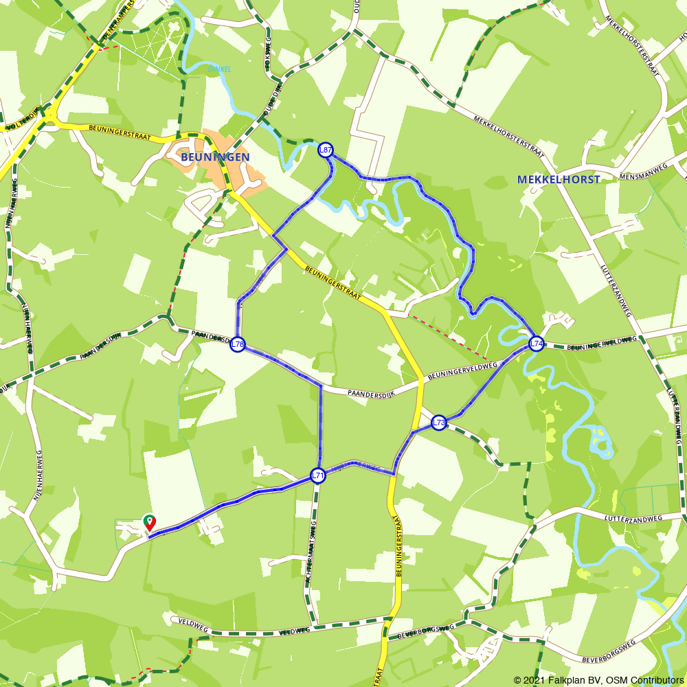 wandelroute Riest - Losser - Wandelroute | Route.nl