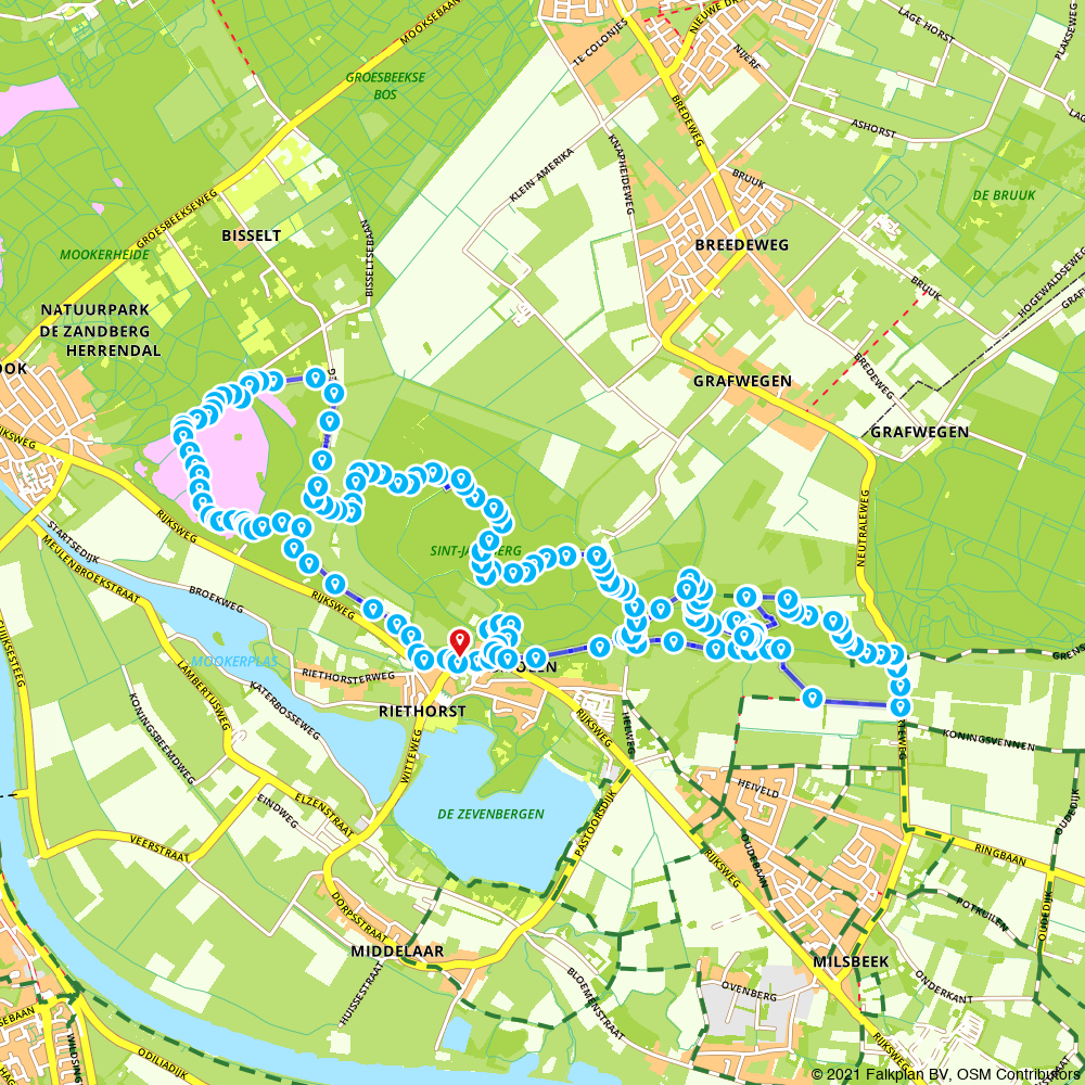 2857393 Mookerhei, Sint Jansberg and Plasmolen