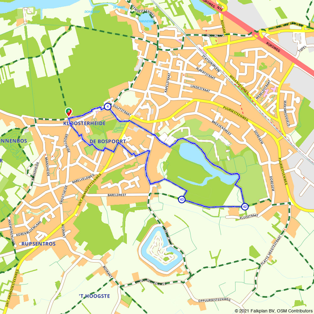 Bornem - Bornem - Hiking route | Route.nl