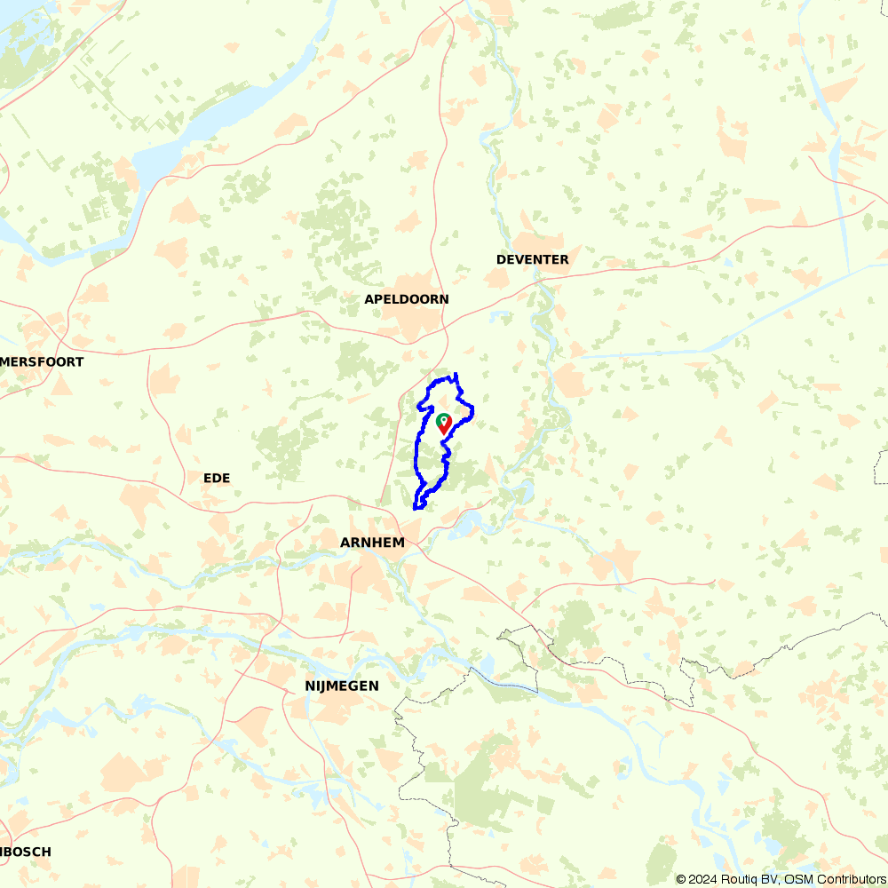 Tour Veluwezoom Landal Coldenhove, Velp, Loenen - Brummen - Cycling ...